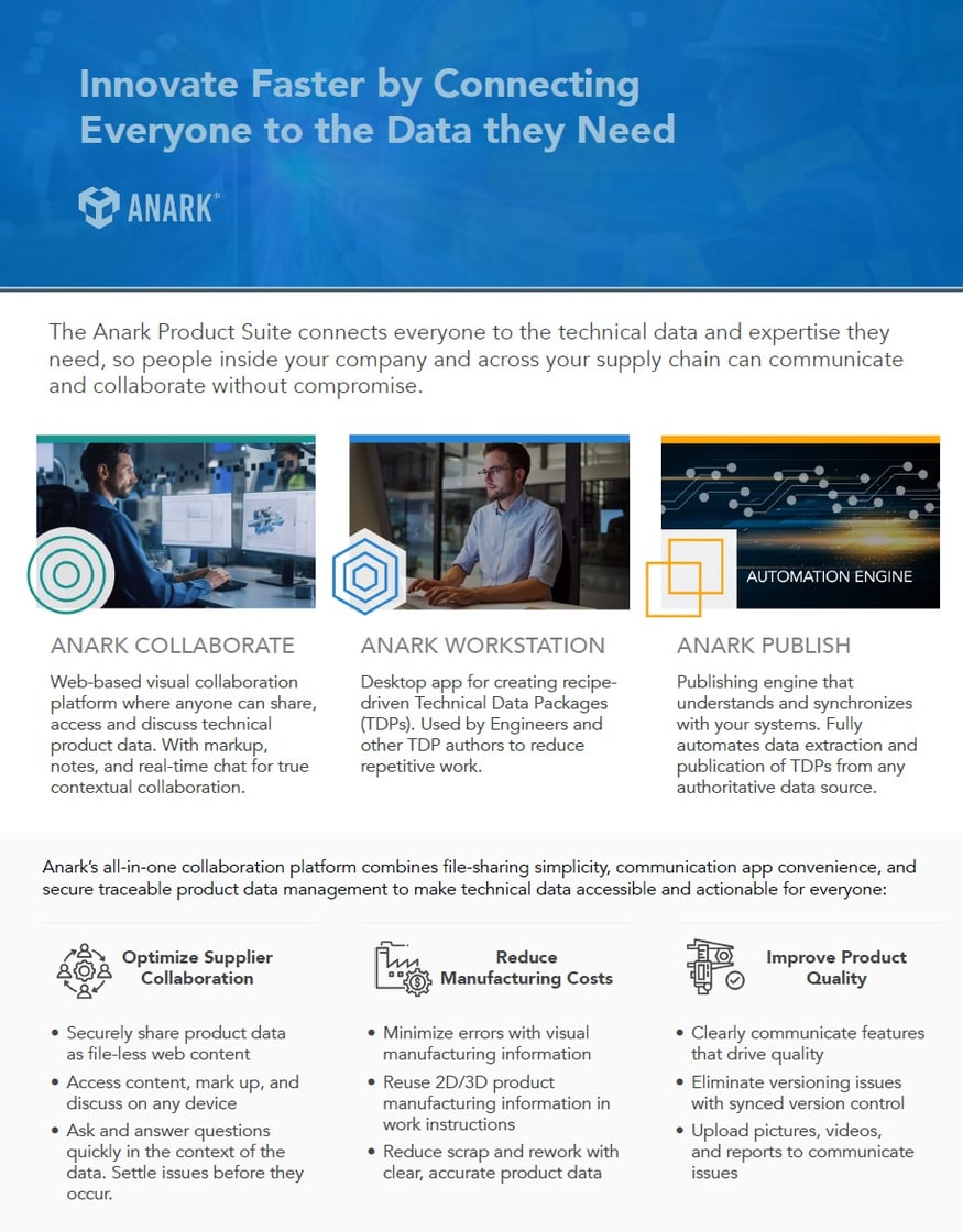 Anark All Products Data Sheet